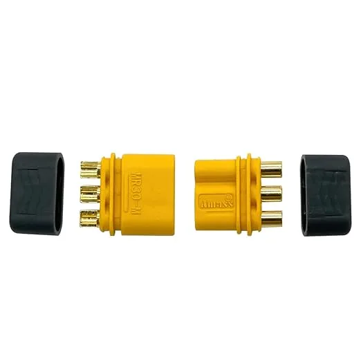 AMASS MR30 Male-Female connector pair with housing