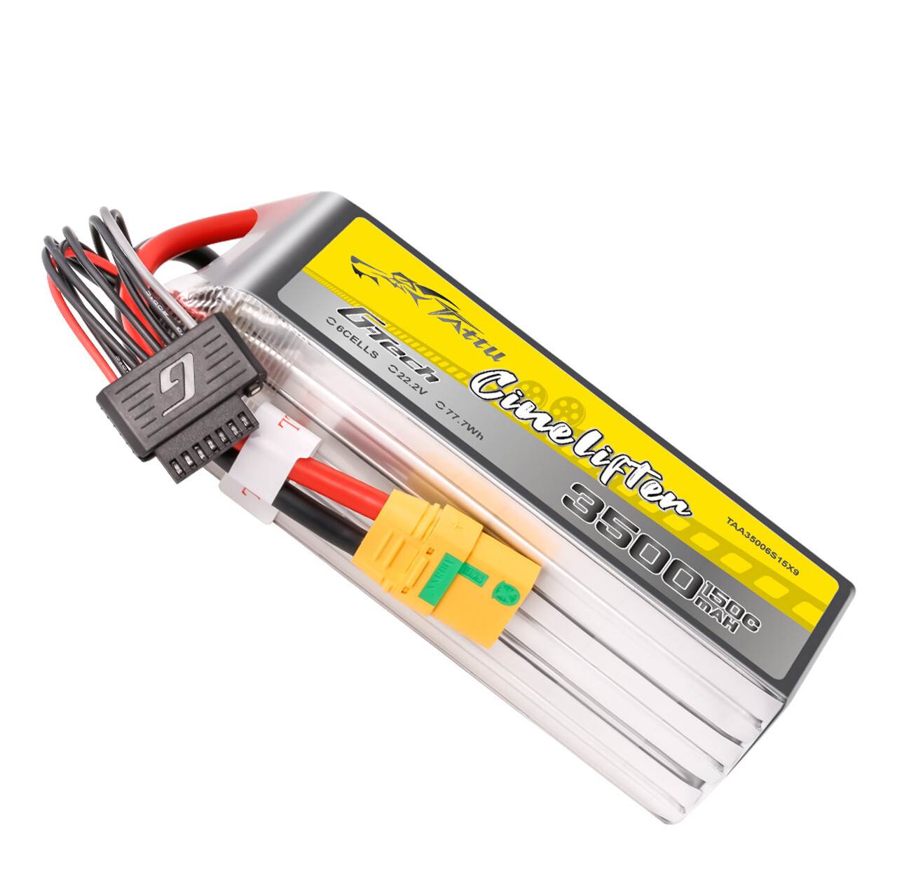 Tattu G-Tech 3500mAh 6S 150C Lipo Battery Pack - XT90-S