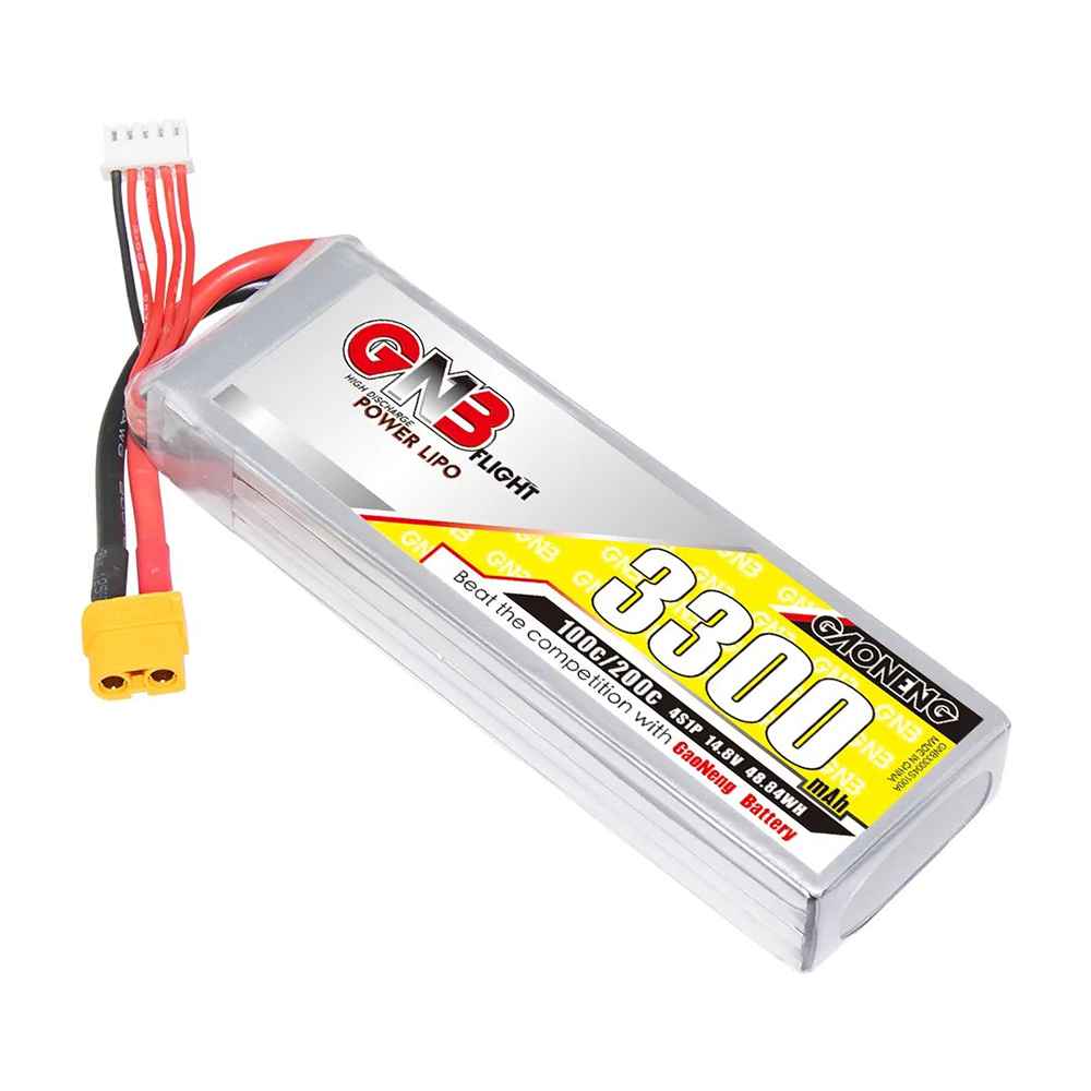 GNB 3300mAh 4S1P 14.8V 100C Lipo Battery